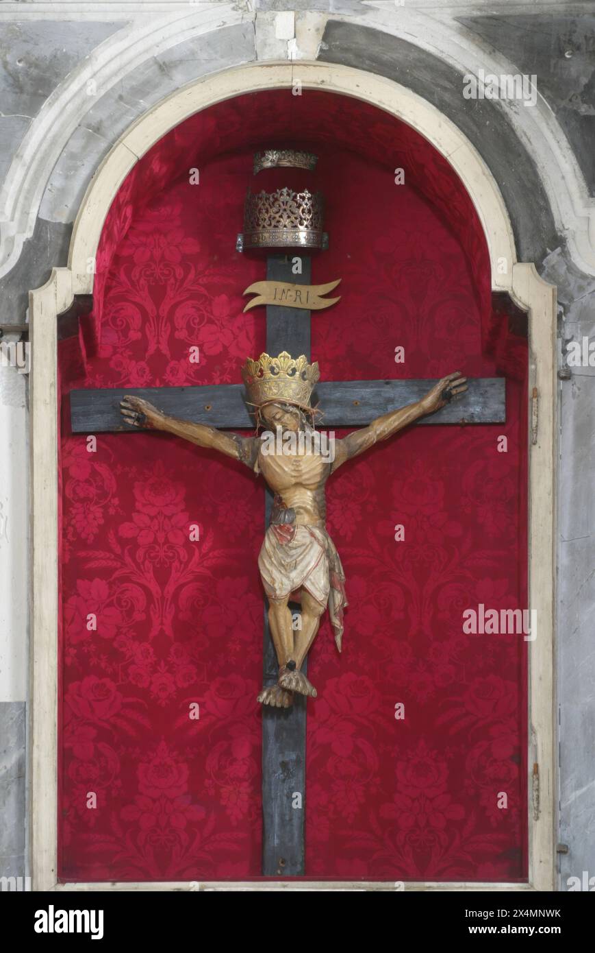 Altar of Holy Cross in the church of Assumption of the Virgin Mary in ...