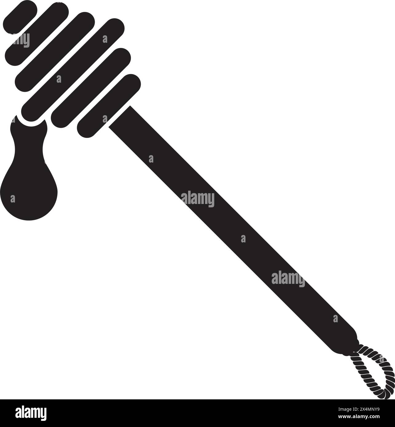 Honey dipper icon vector illustration symbol design Stock Vector Image ...