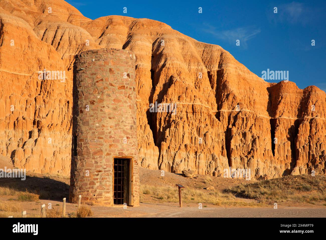 CCC water tower, Cathedral Gorge State Park, Nevada Stock Photo - Alamy