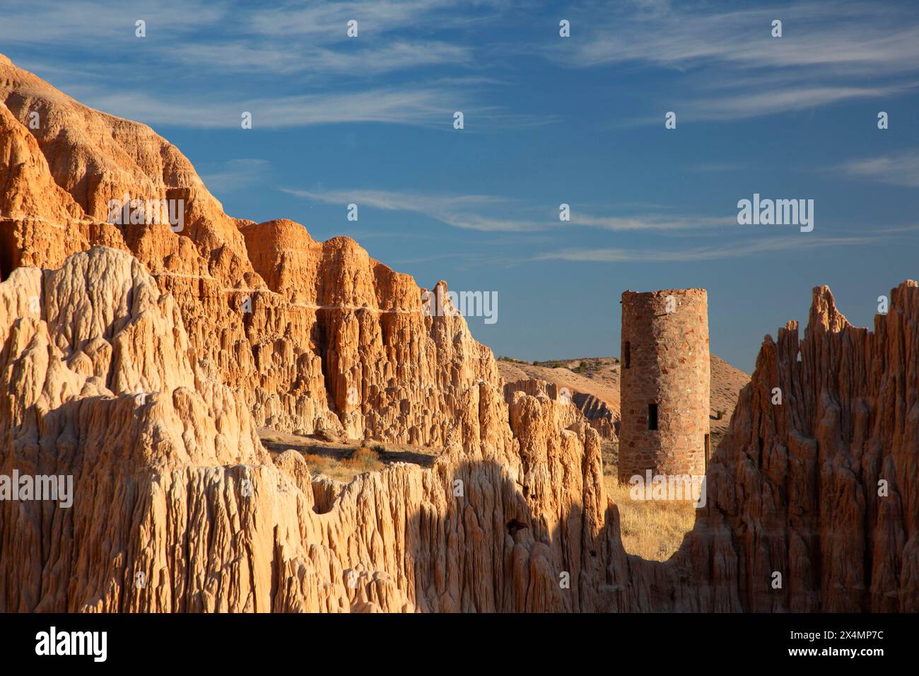 CCC water tower, Cathedral Gorge State Park, Nevada Stock Photo - Alamy