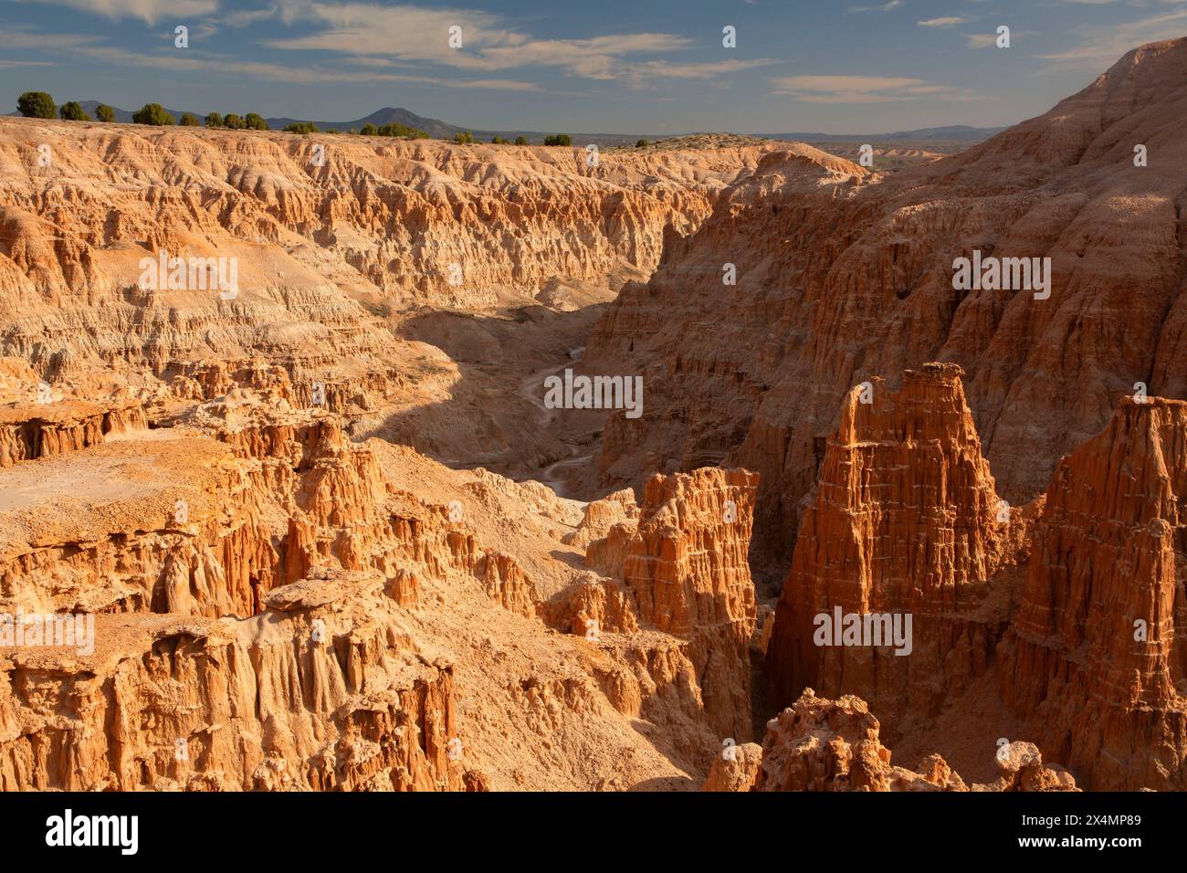 Miller Point Trail view, Cathedral Gorge State Park, Nevada Stock Photo ...