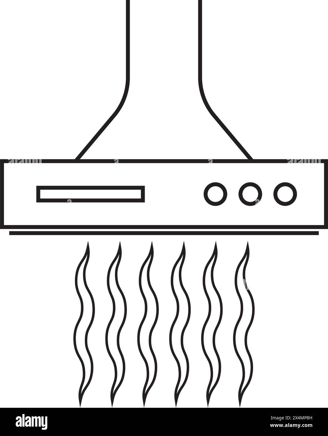 smoke extractor icon vector illustration symbol design Stock Vector ...