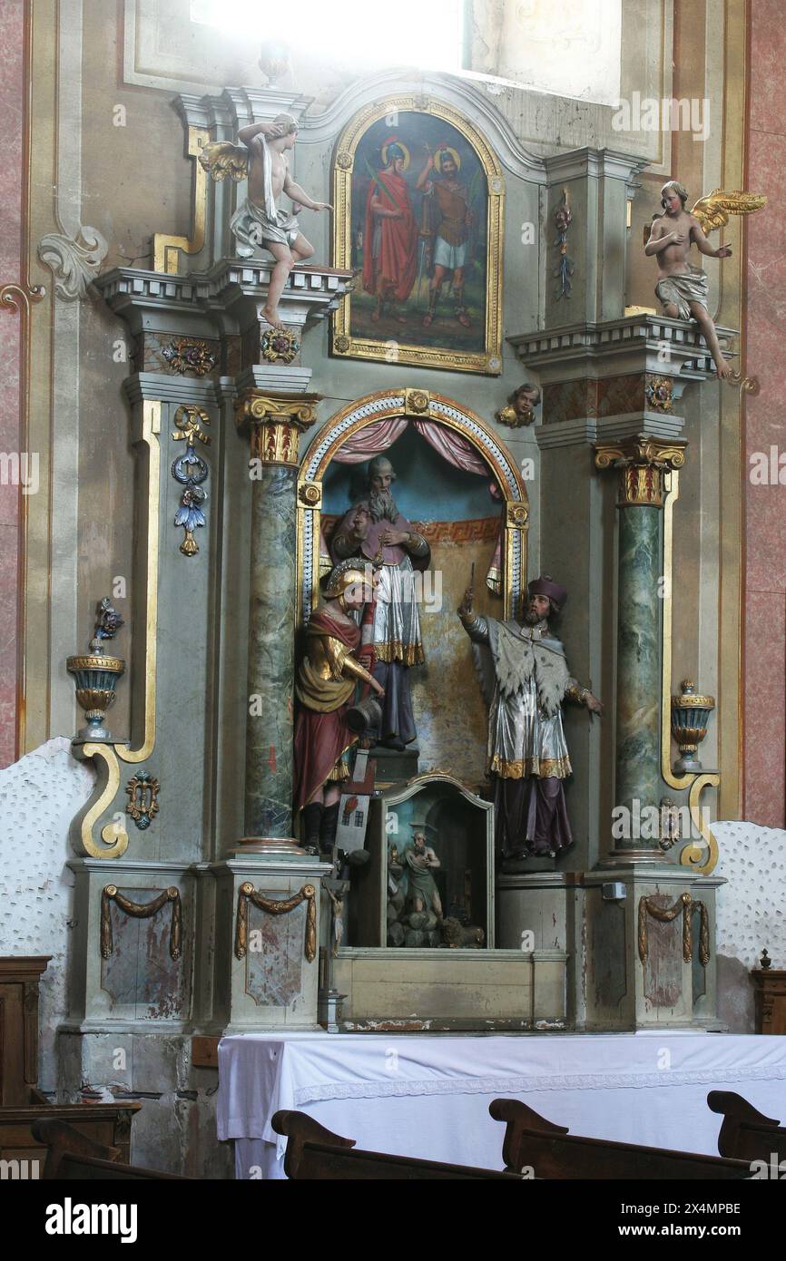 Saint Jerome altar in church of Assumption in Sveta Marija na Muri ...