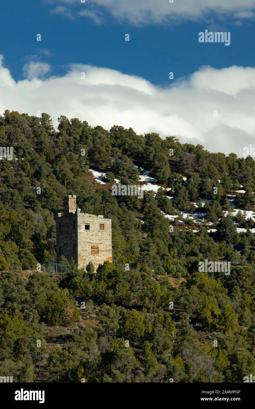 Stokes Castle, Austin, Nevada Stock Photo - Alamy