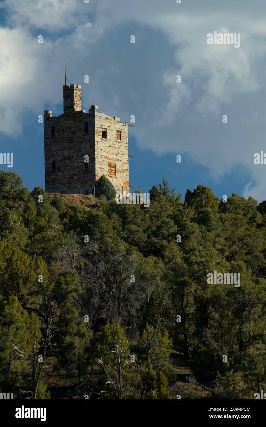 Stokes Castle, Austin, Nevada Stock Photo - Alamy