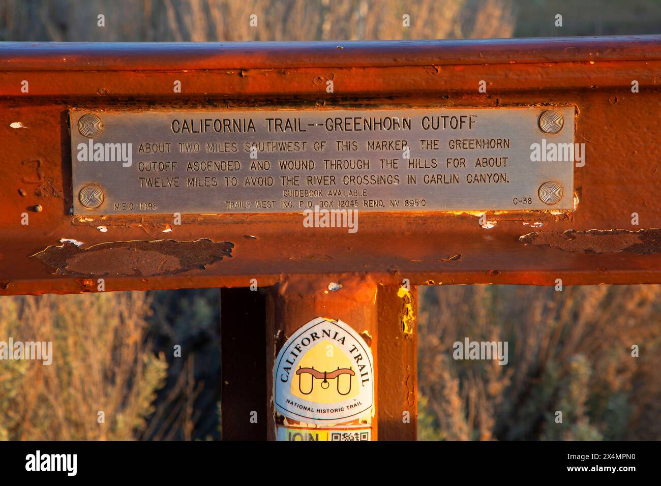 Trail marker, California Trail Interpretive Center, California Trail ...