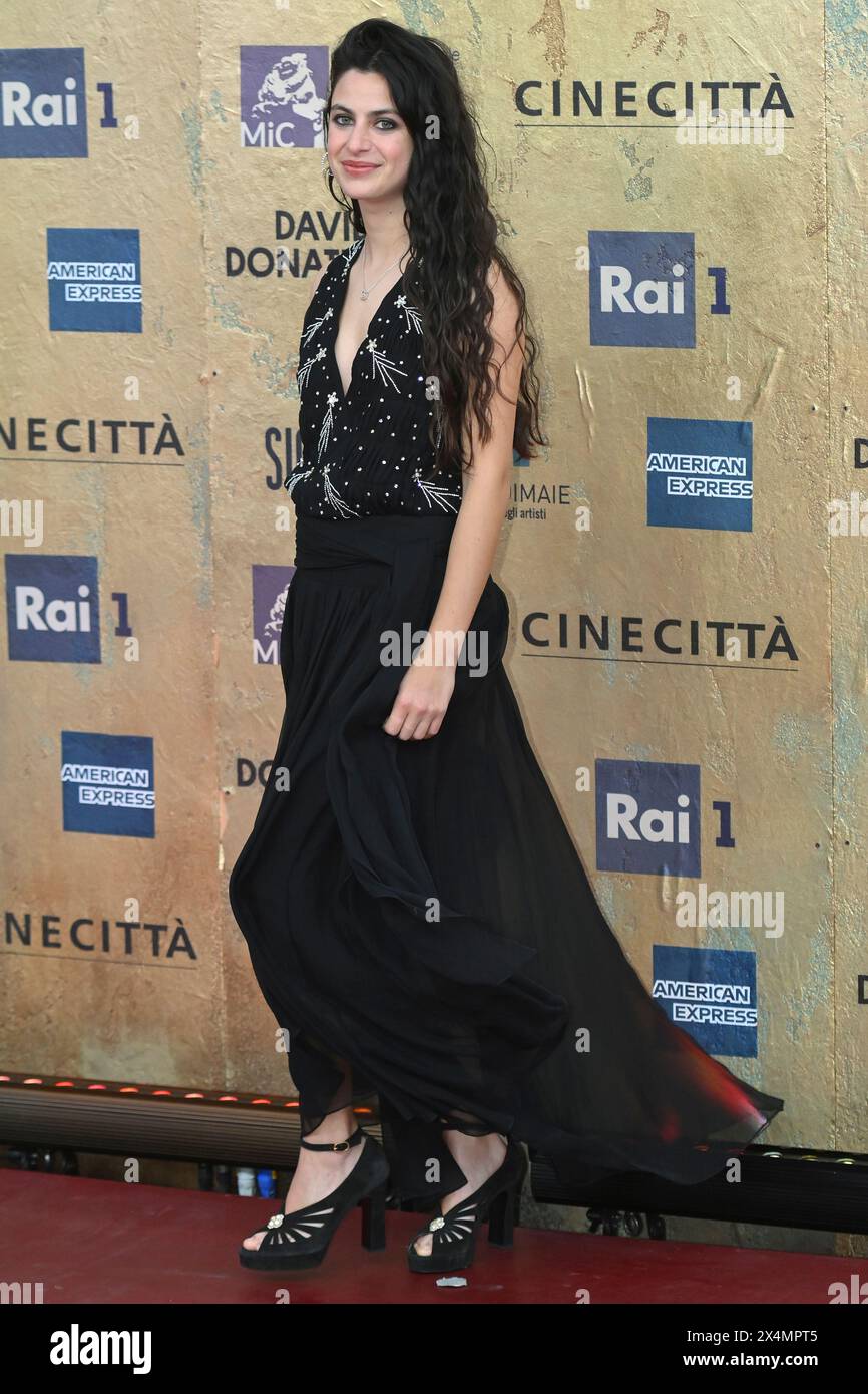 Fotini Peluso attends the photocall of the 69th italian film awards ...