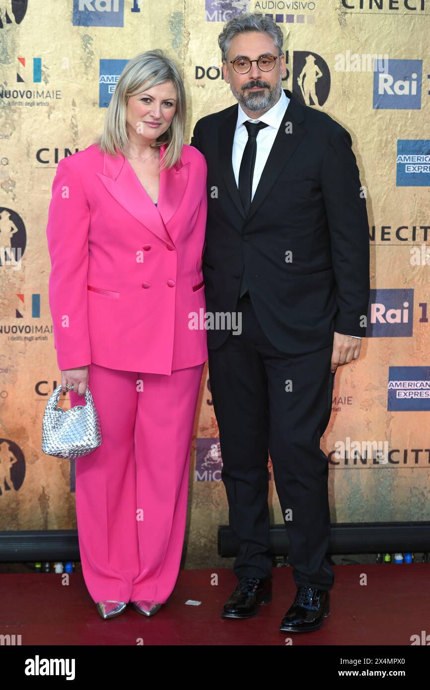 Simona Marrazzo and Brunori Sas attend the photocall of the 69th ...