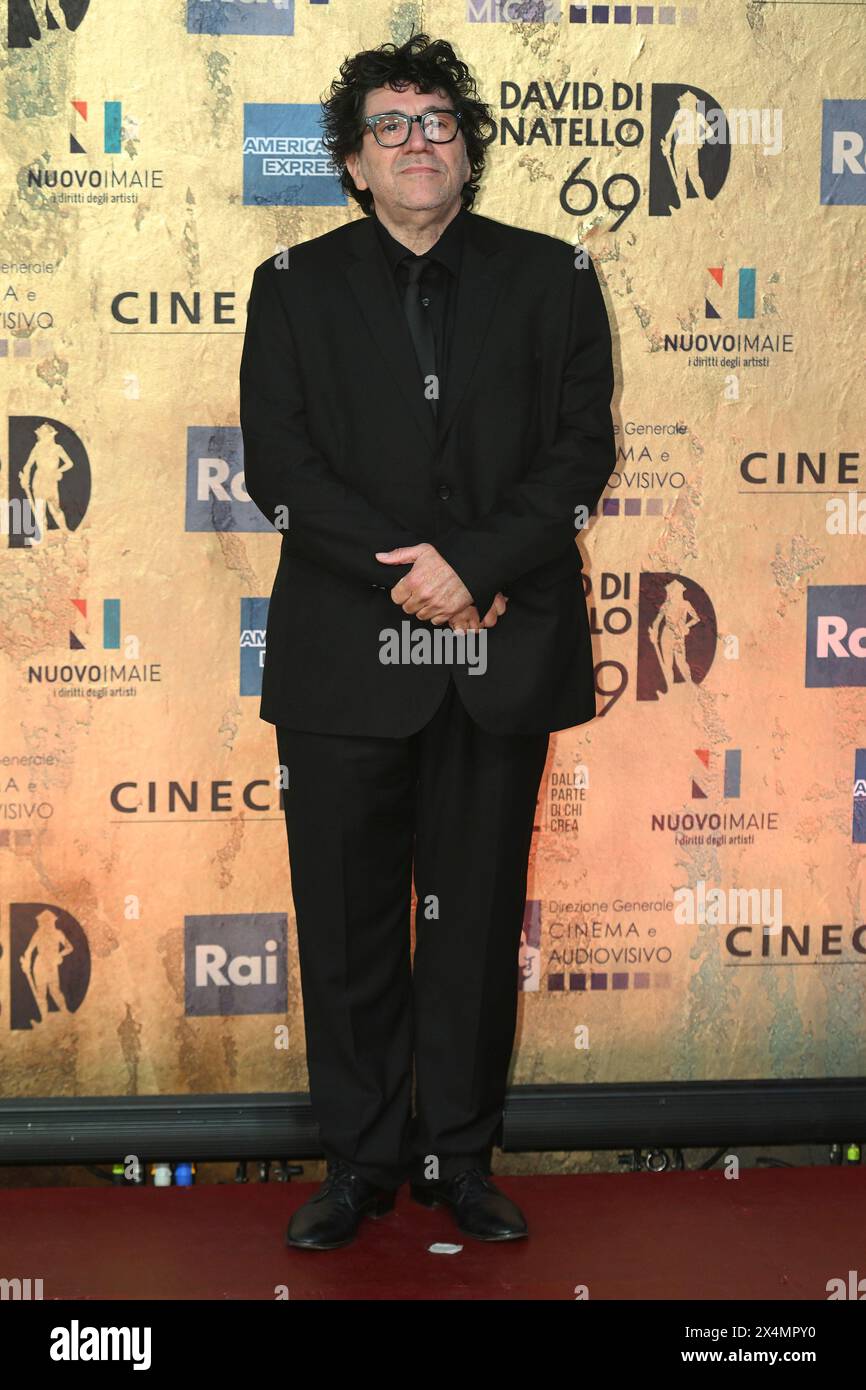 Daniele Cipri attends the photocall of the 69th italian film awards ...