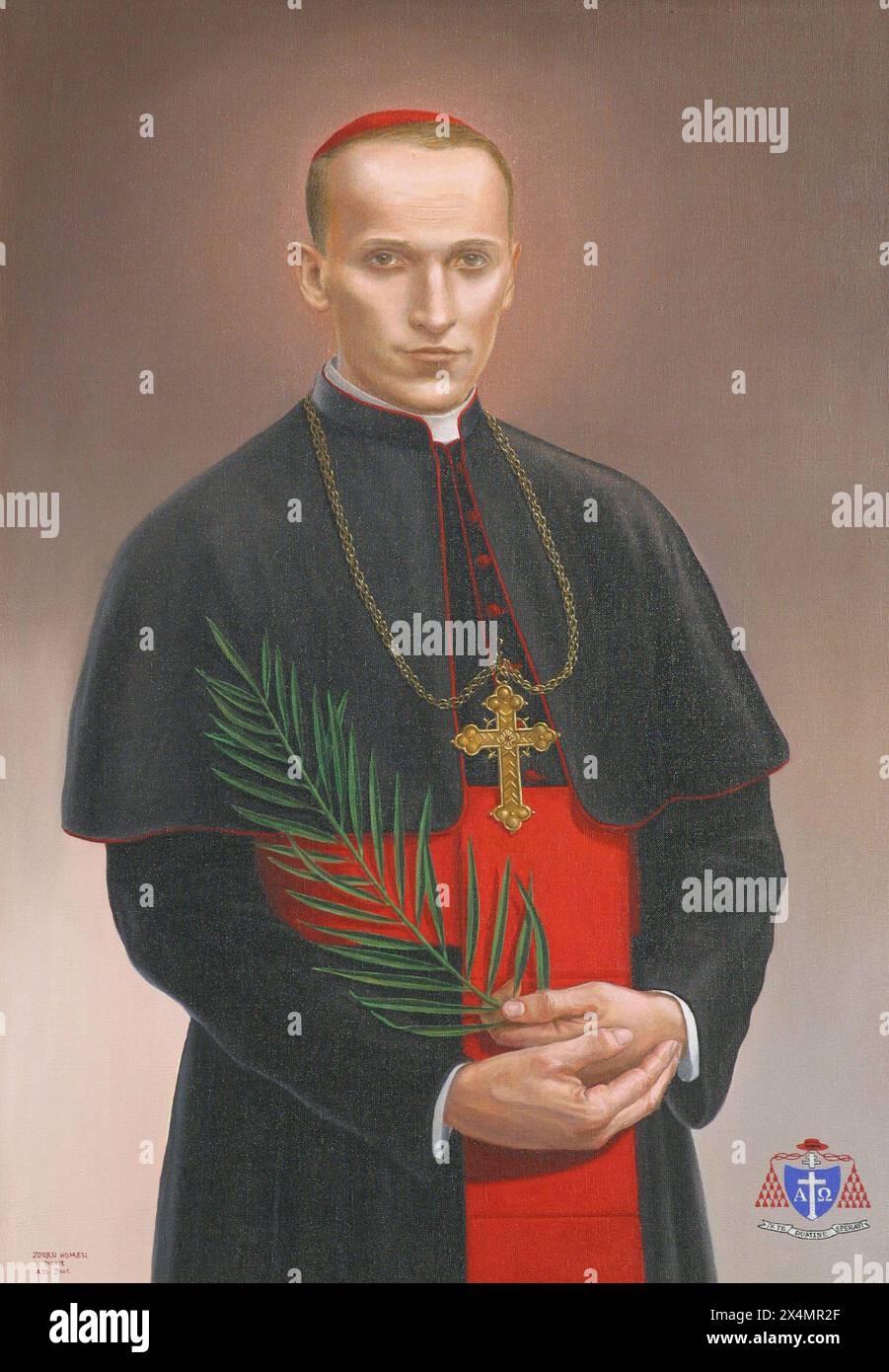 Blessed Aloysius Stepinac, altarpiece in the church of Blessed Aloysius ...
