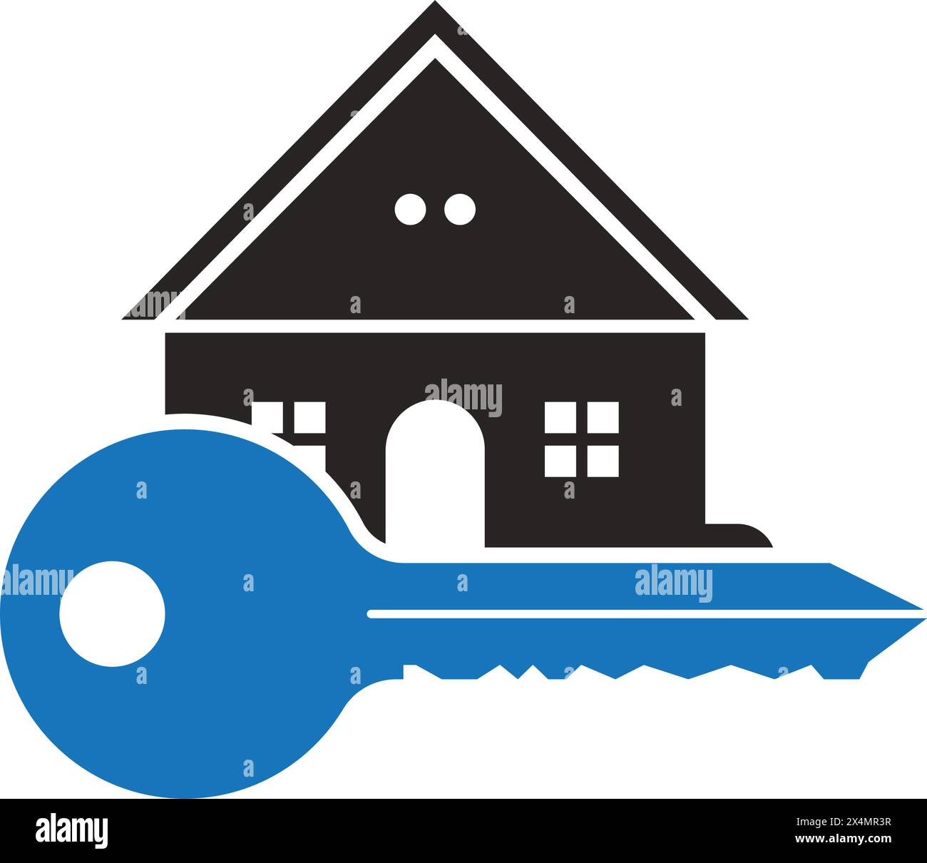 House key logo vector illustration symbol design template Stock Vector ...