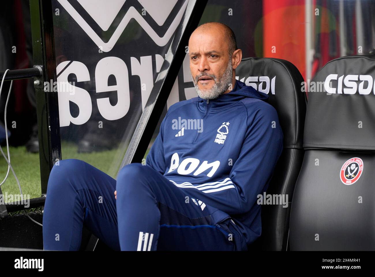 Nottingham Forest manager Nuno Espirito Santo during the Premier League ...
