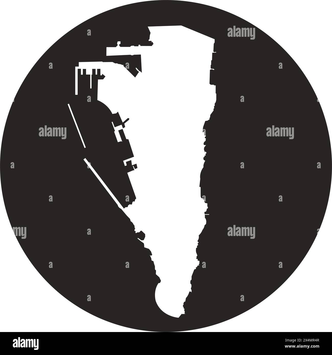 Gibraltar national map hi-res stock photography and images - Alamy