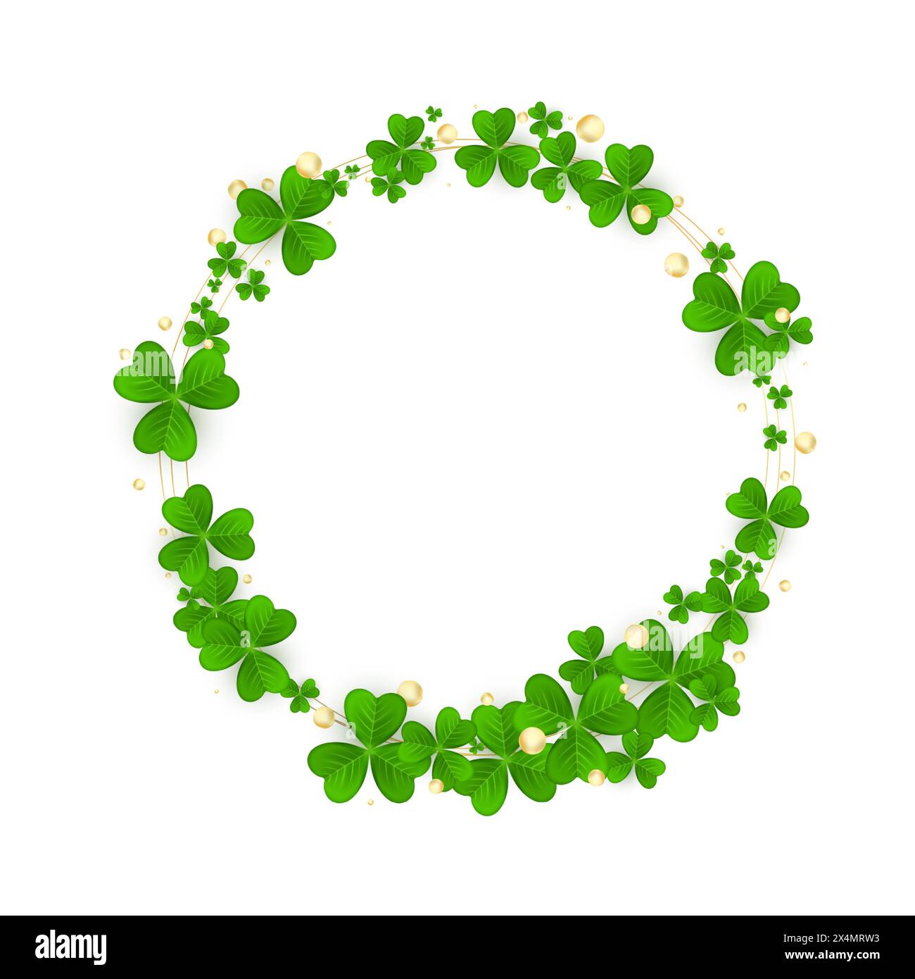 Round frame twisted branches Stock Vector Images - Alamy