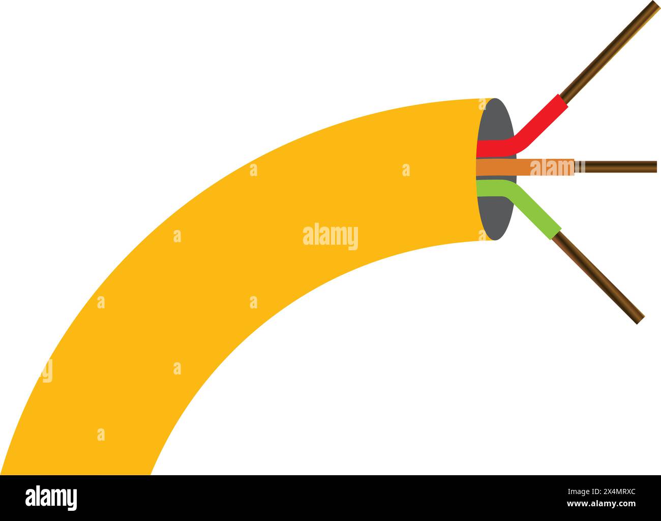 Electric cable icon vector illustration template design Stock Vector ...