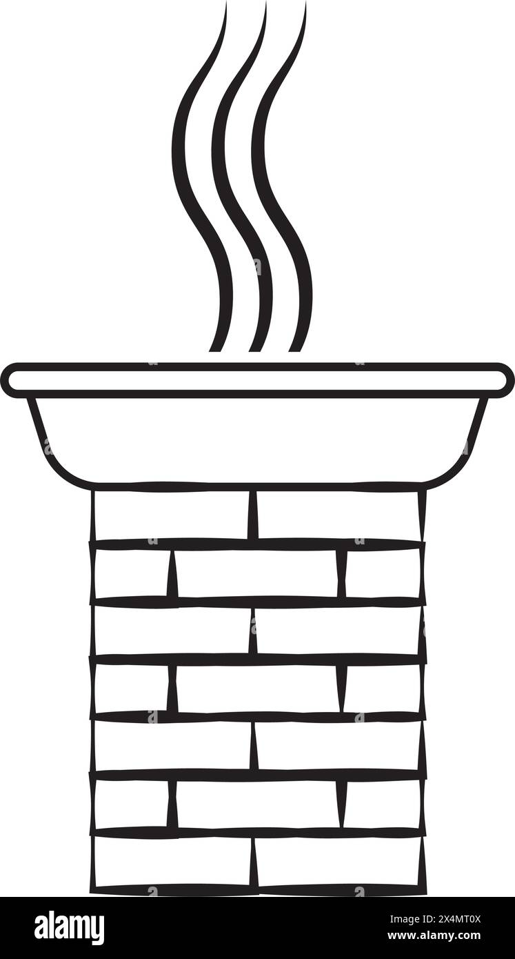 chimney icon vector illustration symbol design Stock Vector Image & Art ...