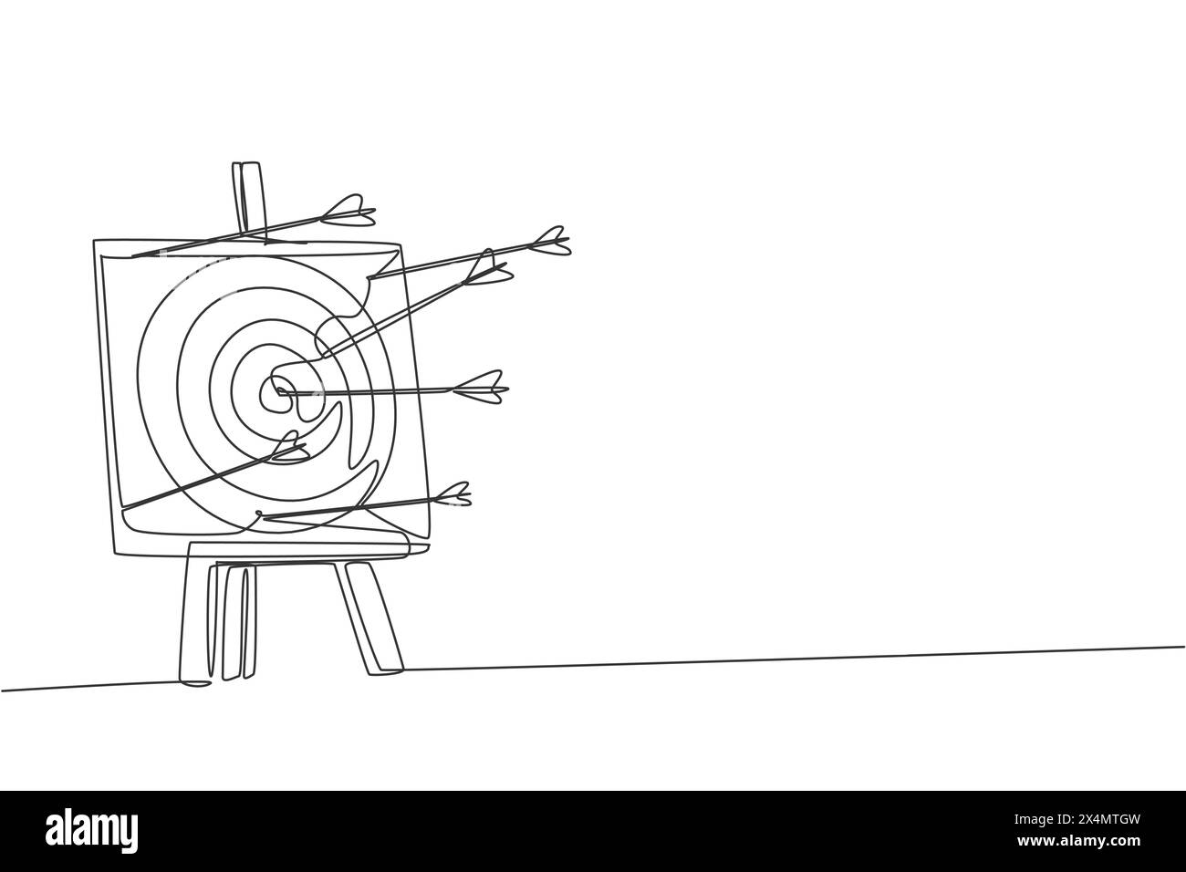 Archery target board Black and White Stock Photos & Images - Alamy