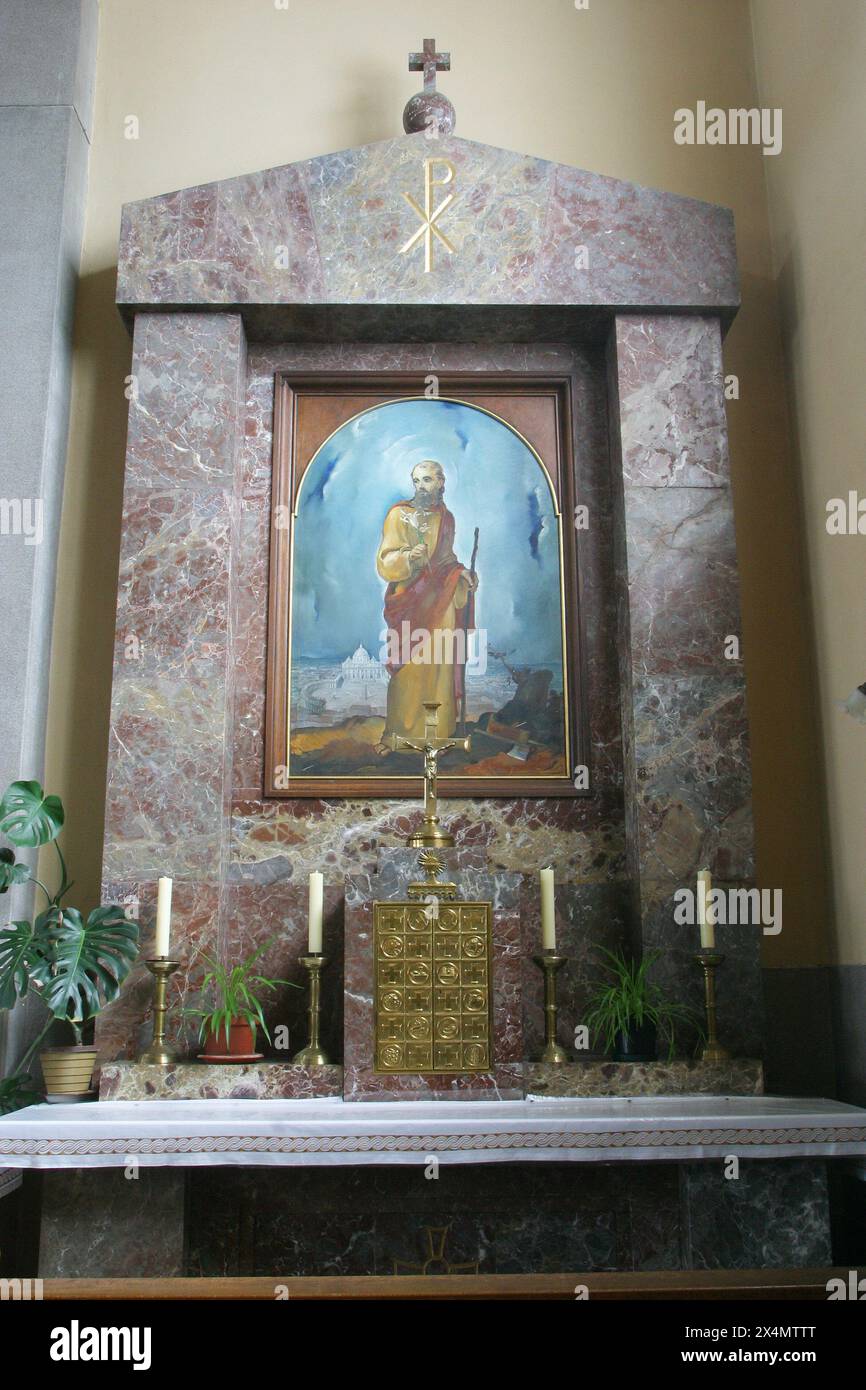Altar Saint Joseph in the Church of the Sacred Heart of Jesus, Salata ...