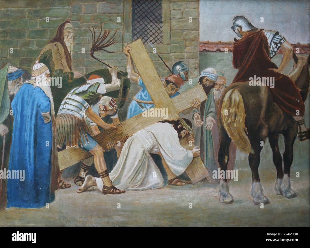 3rd Stations of the Cross, Jesus falls the first time, Church of the ...