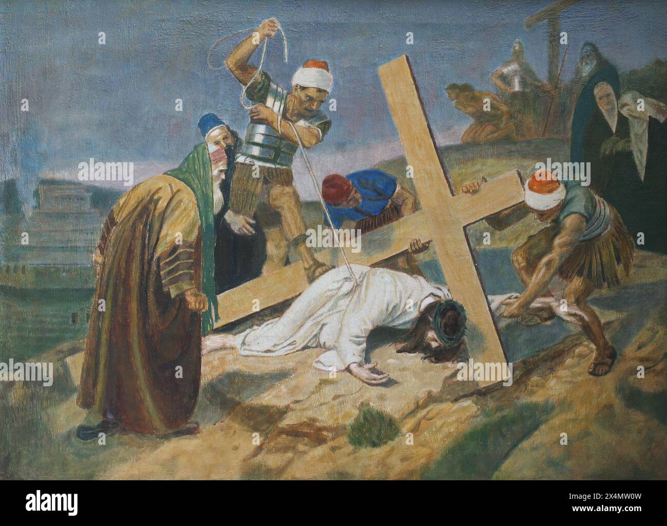 9th Stations of the Cross, Jesus falls the third time, Church of the ...