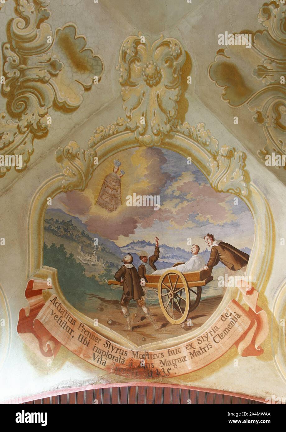 Votive paintings, Church of the Assumption of the Virgin Mary in Remete ...