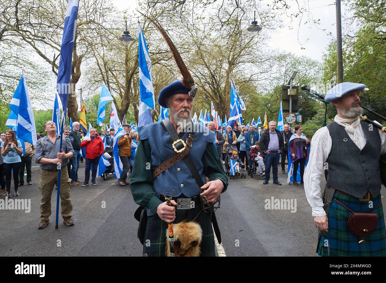 Glasgow Scotland, UK 04 May 2024. All Under One Banner March For ...