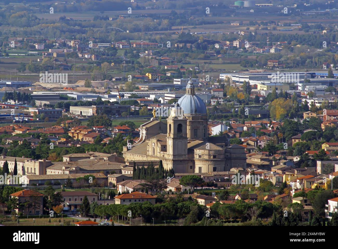 Basilica di Santa Maria degli Angeli in Assisi, Umbria, Italy Stock ...