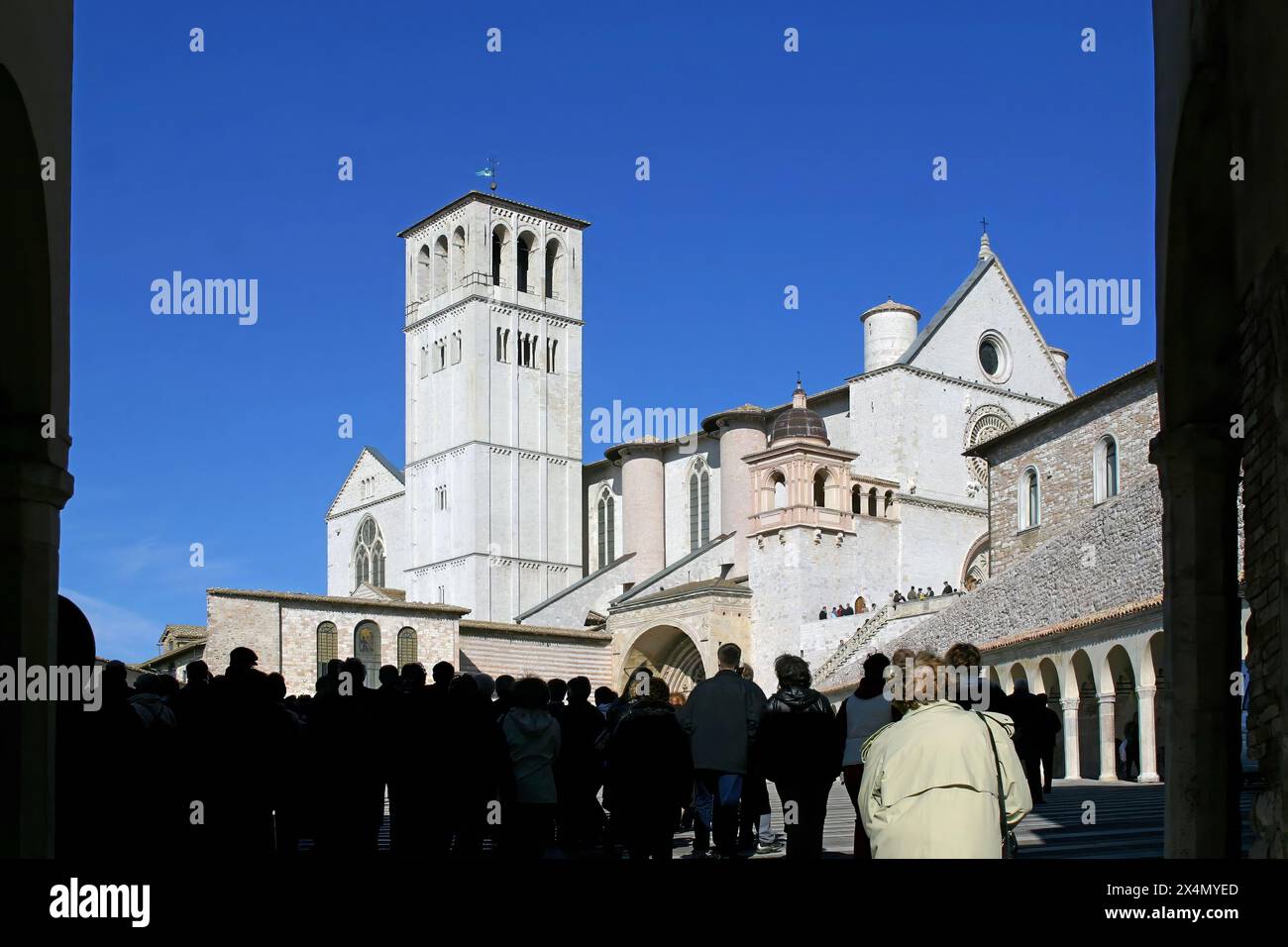 Basilica of Saint Francis of Assisi, UNESCO World heritage site Assisi ...