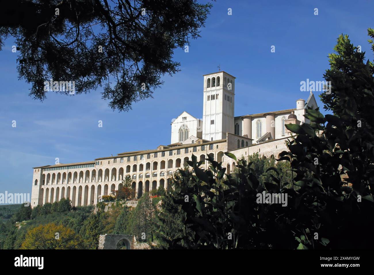 Basilica of Saint Francis of Assisi, UNESCO World heritage site Assisi ...