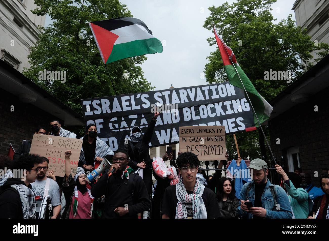 London, UK. 04th May, 2024. Rally in Support of the Global Student ...