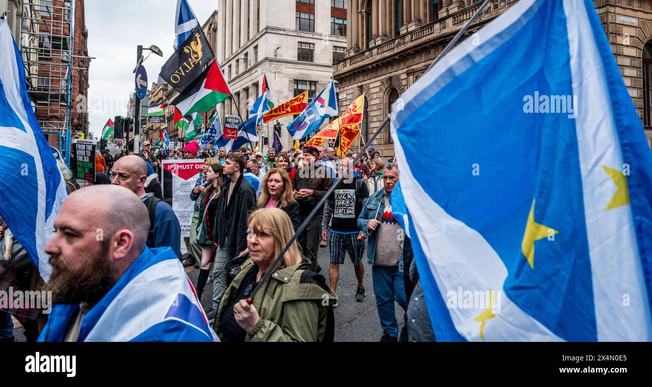 Glasgow, Scotland 4th May 2024 :: All Under One Banner March for ...