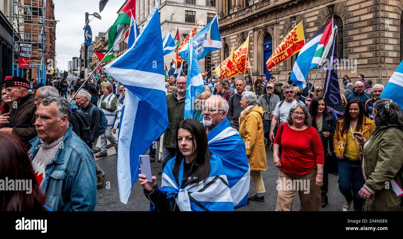 Glasgow, Scotland 4th May 2024 :: All Under One Banner March for ...