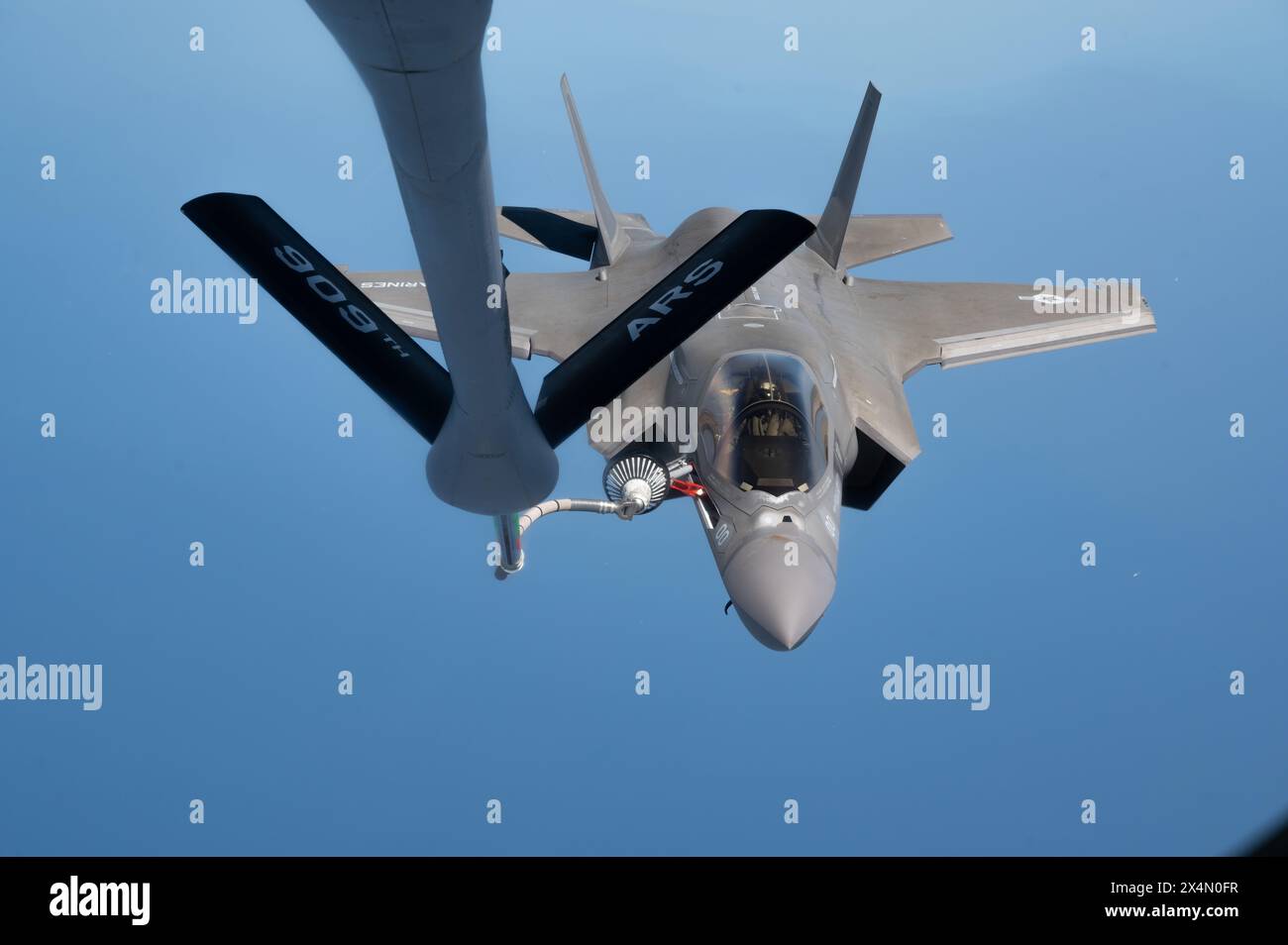 A U.S. Marine Corps F-35B Lightning II assigned to Marine Fighter ...