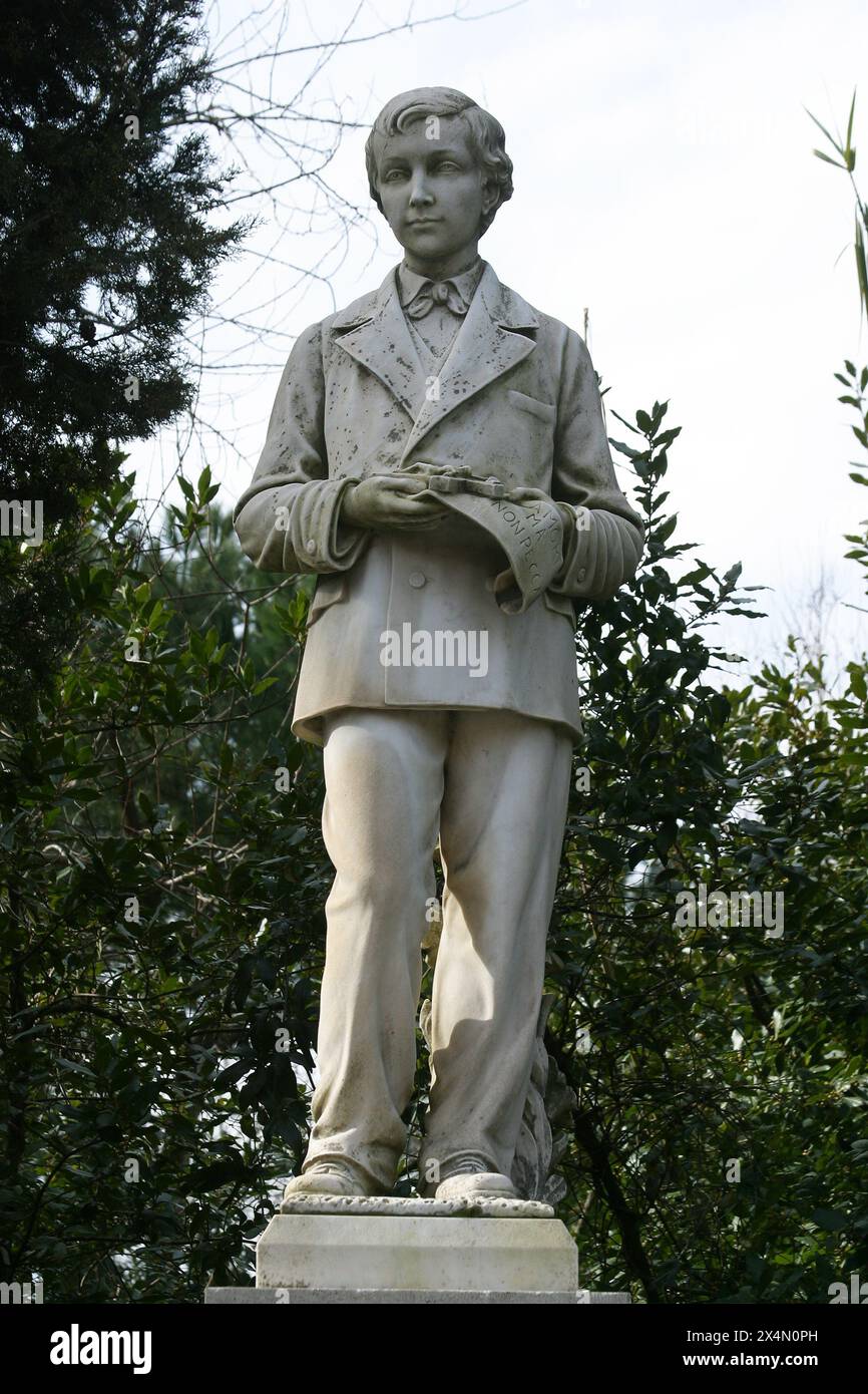 Statue of Saint Dominic Savio in Rome, Italy Stock Photo - Alamy