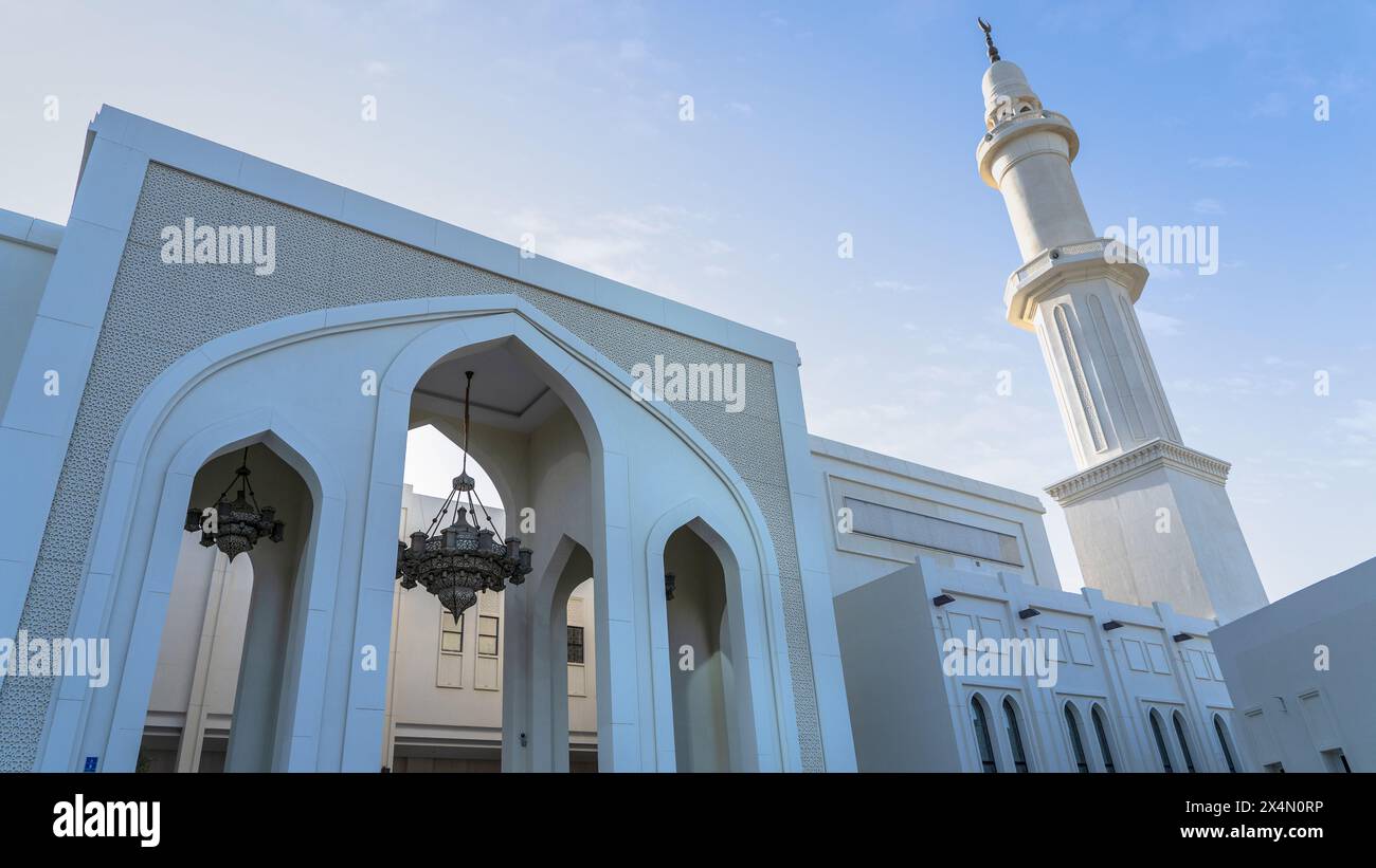 Lusail, Qatar- March 10,2024: lusail marina mosque Stock Photo - Alamy
