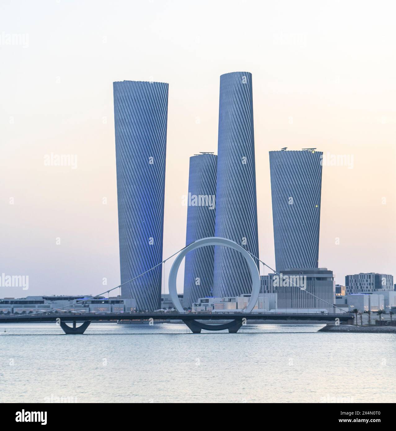 Lusail, Qatar- March 10,2024: the newly developed lusail city with for ...