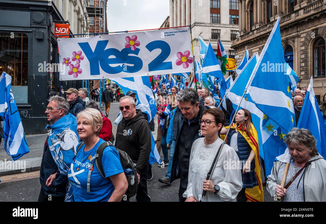 Glasgow, Scotland 4th May 2024 :: All Under One Banner March for ...