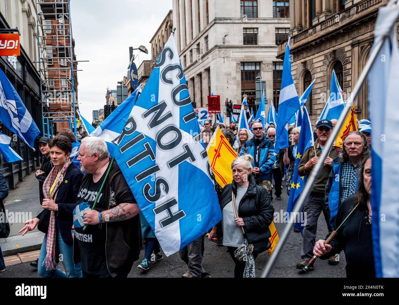 Glasgow, Scotland 4th May 2024 :: All Under One Banner March for ...