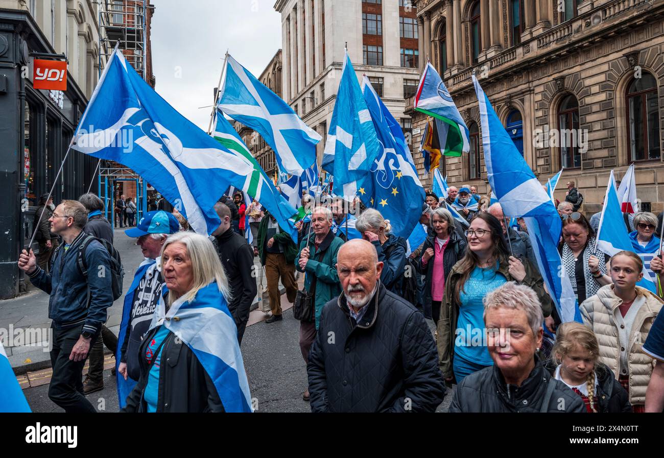 Glasgow, Scotland 4th May 2024 :: All Under One Banner March for ...