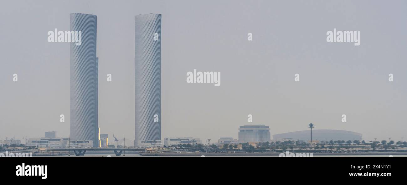 Lusail, Qatar- March 10,2024: the newly developed lusail city with for ...