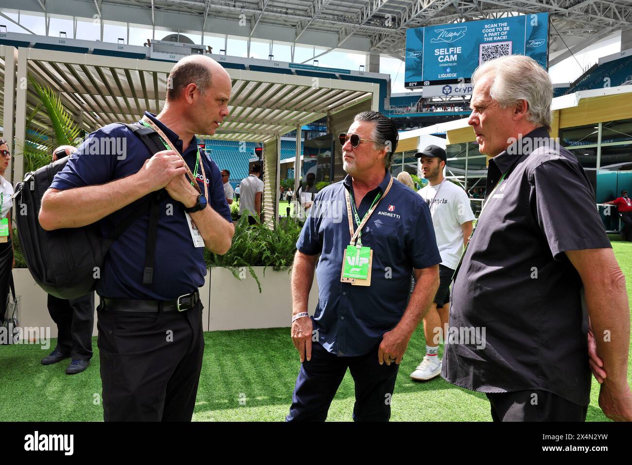 Miami, USA. 04th May, 2024. (L to R): Mark Rushbrook (USA) Ford ...