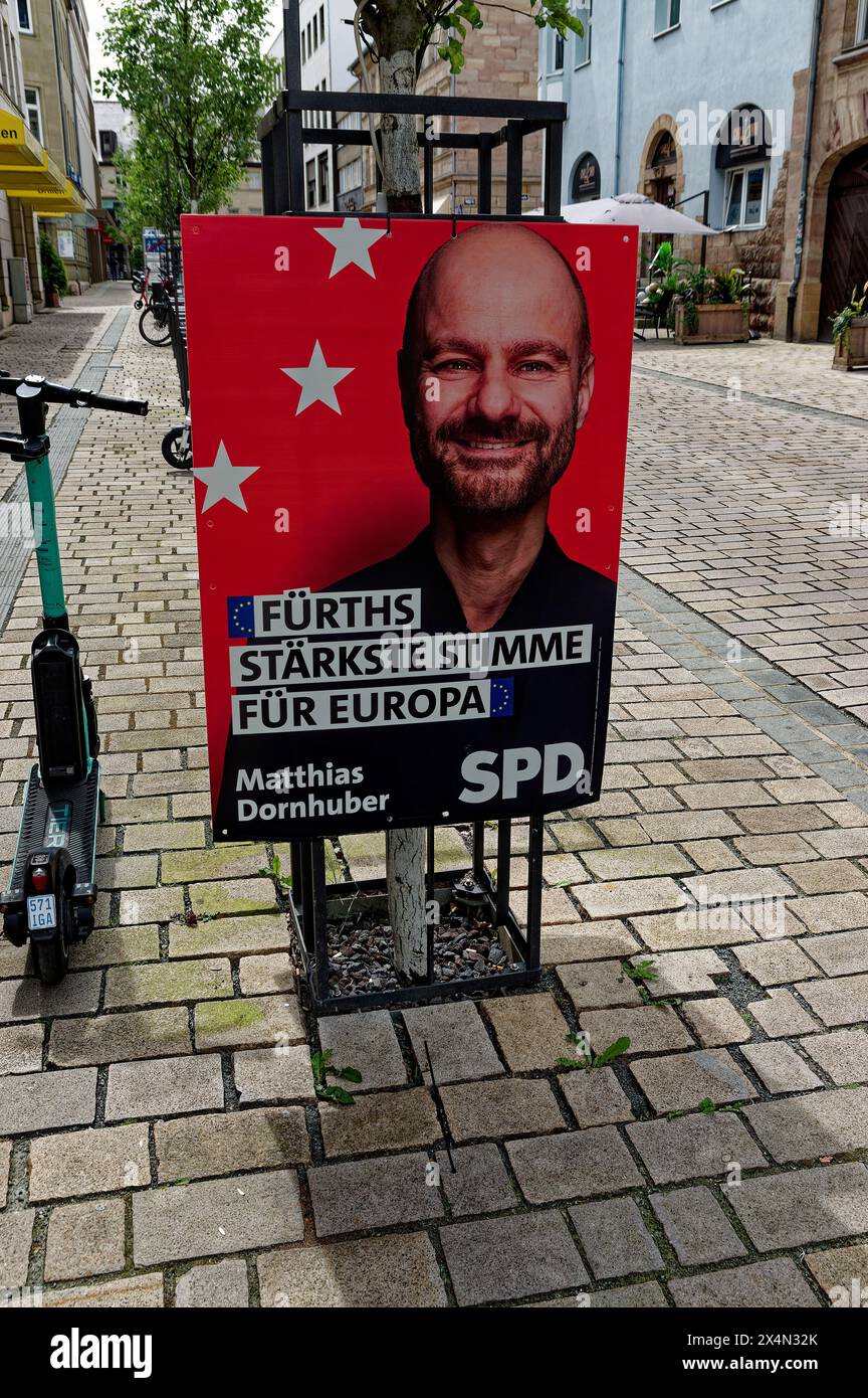 European elections 2024 election poster of the SPD party Stock Photo ...