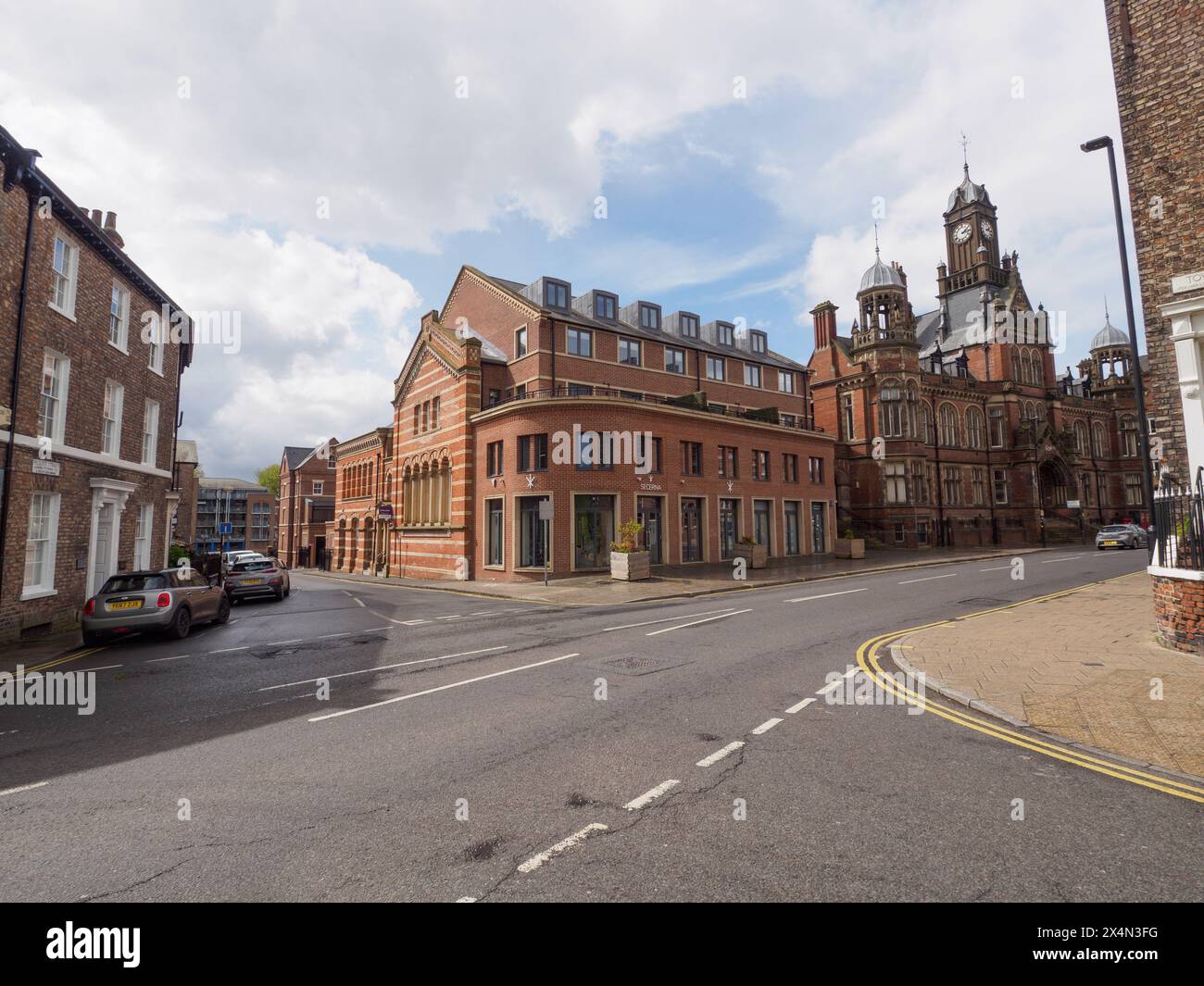 Clifford Street York showing the gable of the former Trinity Chapel ...