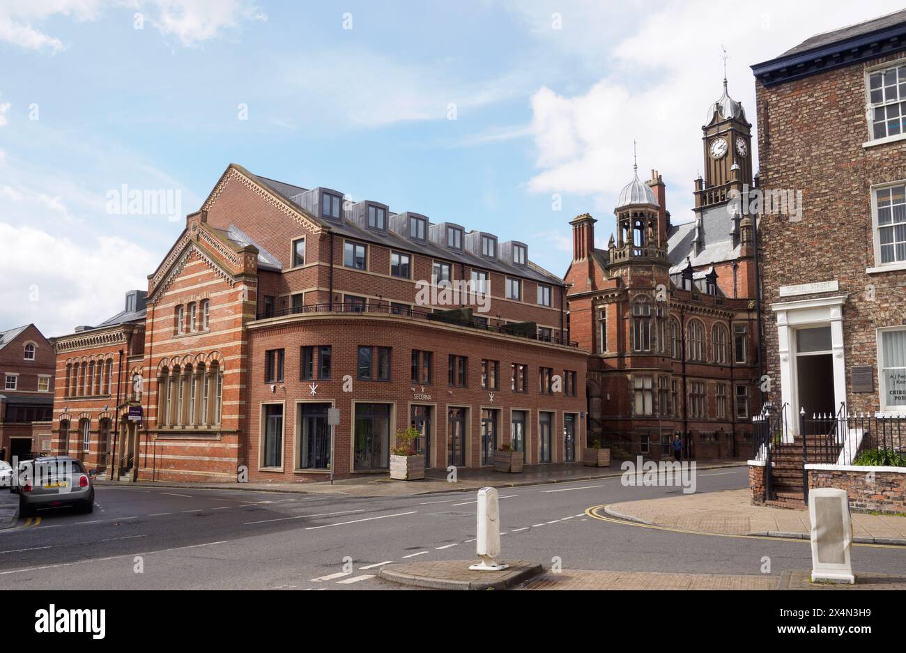 Clifford Street York showing the gable of the former Trinity Chapel ...