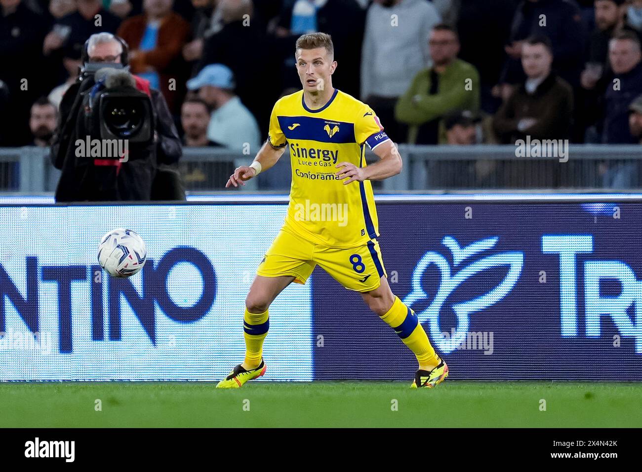 Rome, Italy. 27th Apr, 2024. Darko Lazovic of Hellas Verona during the Serie A TIM match between ...
