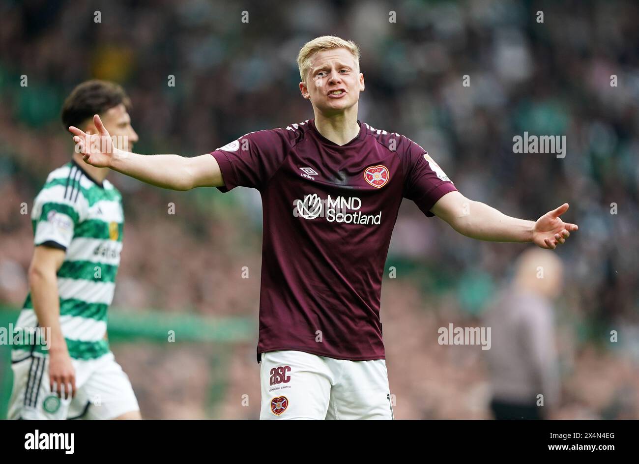 Heart of Midlothian's Alex Cochrane during the cinch Premiership match ...