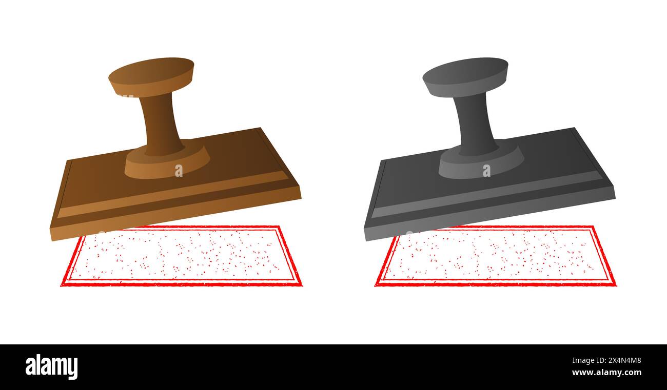 Work stamper Stock Vector Images - Alamy