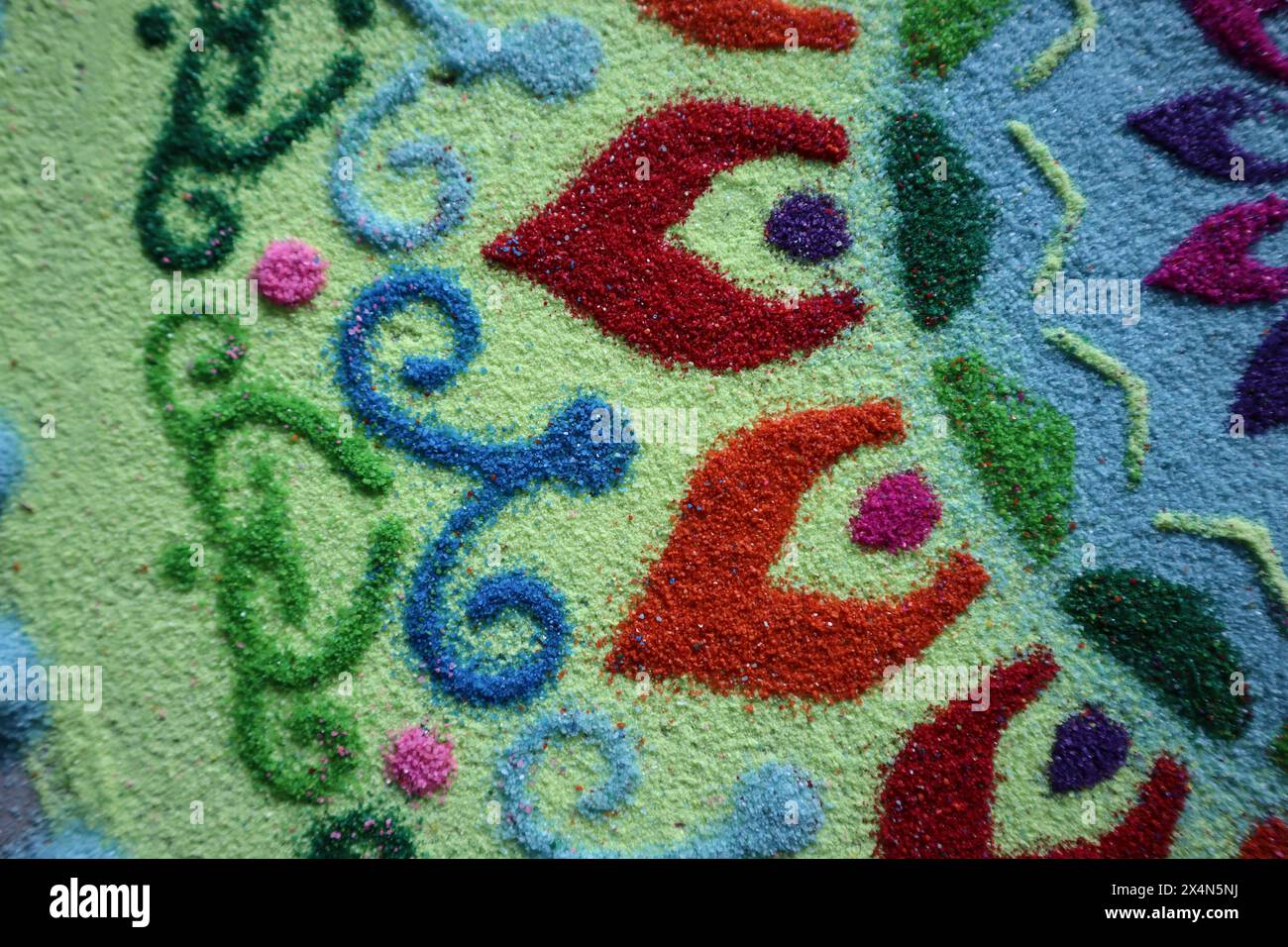 Background of Beautiful Rangoli designs Patterns Stock Photo - Alamy