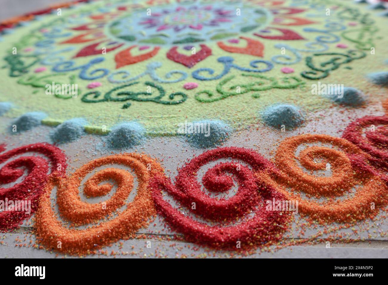 Rangoli designs sand art from India. Rangoli powder used to make ...