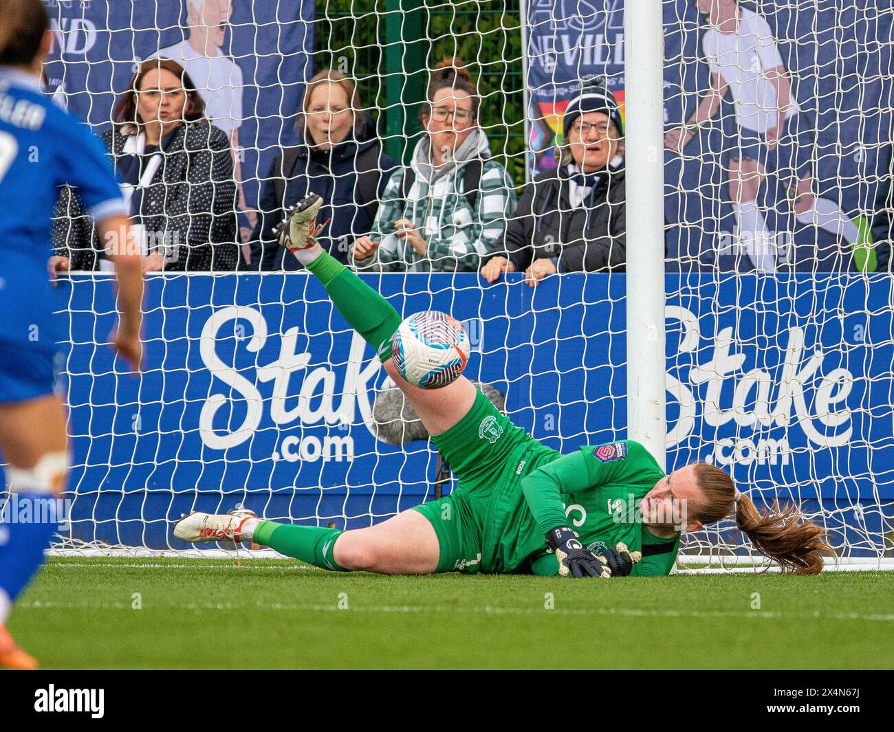 Walton Hall Park Stadium, UK. 4th May, 2024. Goalkeeper Courtney ...